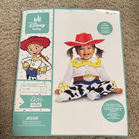 Disney | Toys | Disney Baby Toy Story Jessie Costume With Red Hat ...